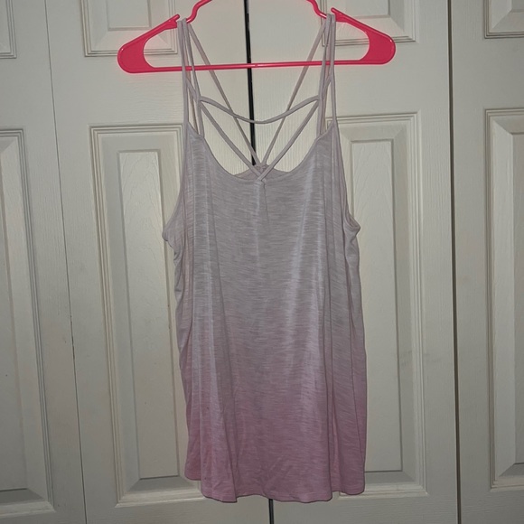 American Eagle Outfitters | Tops | American Eagle Soft Sexy Line Umbre Tank With Crisscross ...